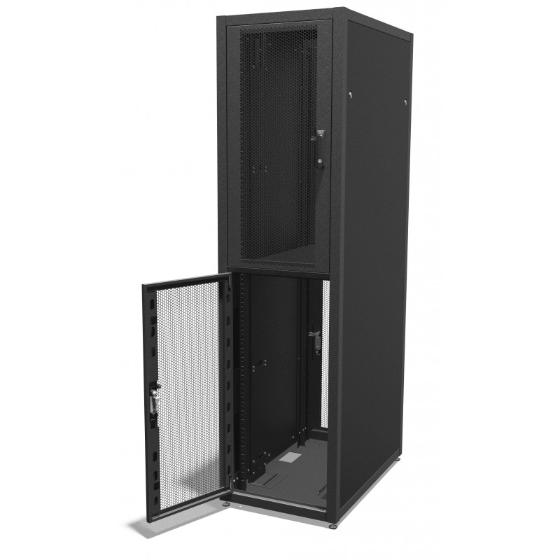 42u 800mm x 1000mm 2 Compartment CoLocation Server Rack | 2 Compartment ...