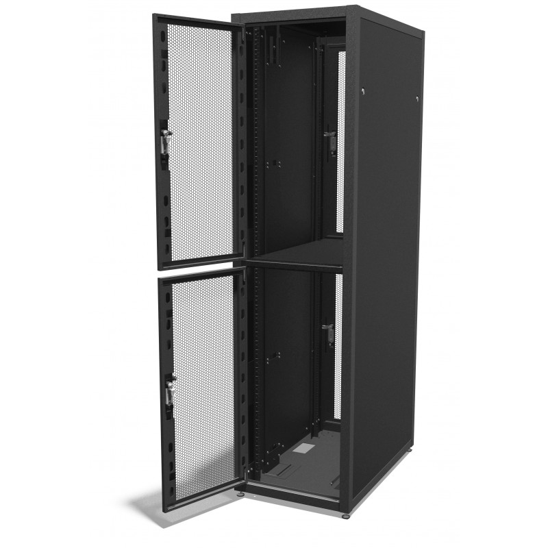 42u 800mm x 1000mm 2 Compartment CoLocation Server Rack | 2 Compartment CCS CoLocation Server ...